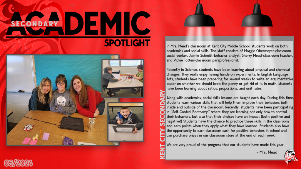 Academic Spotlight - District - Kent City Community Schools